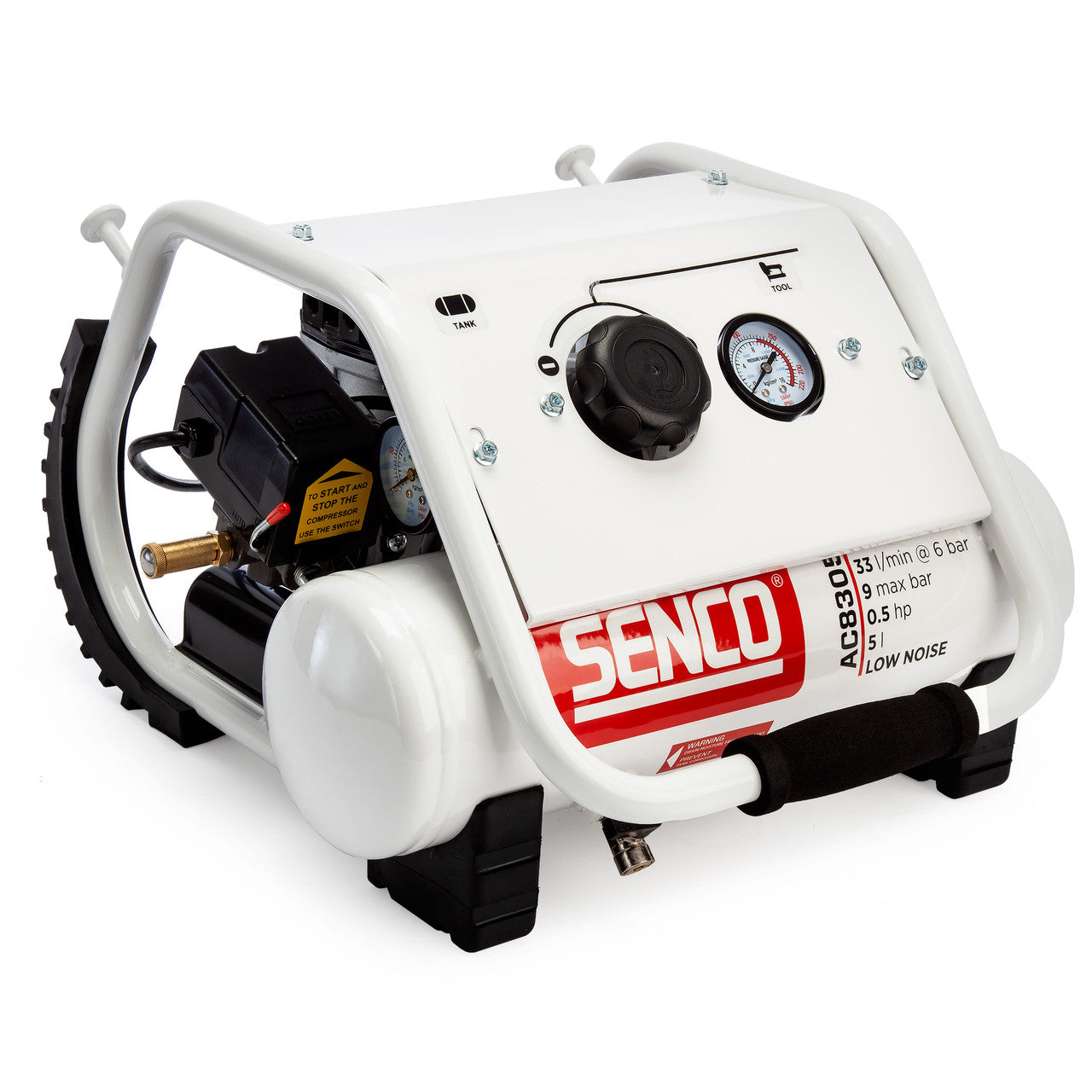 Senco AC8305 Low Noise Compressor 5L (110V) – ToolShop Ltd