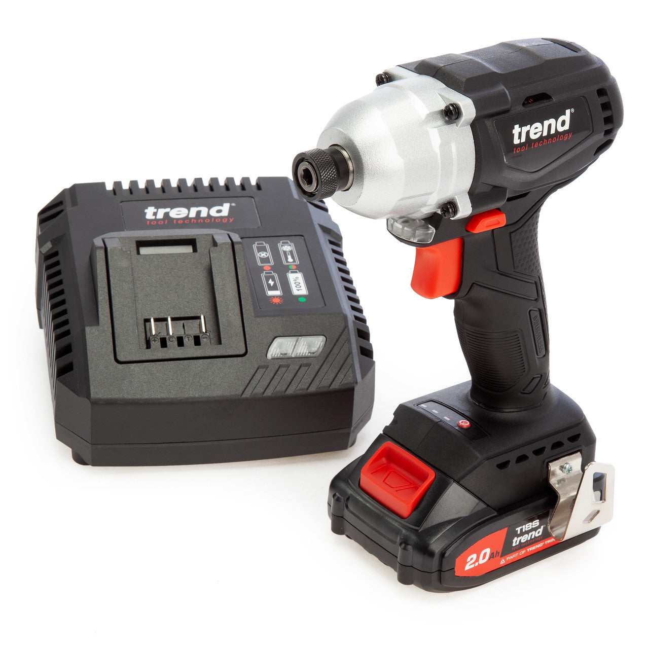 Trend T18S/IDB 18V Brushless Impact Driver (1 x 2.0Ah Battery ...