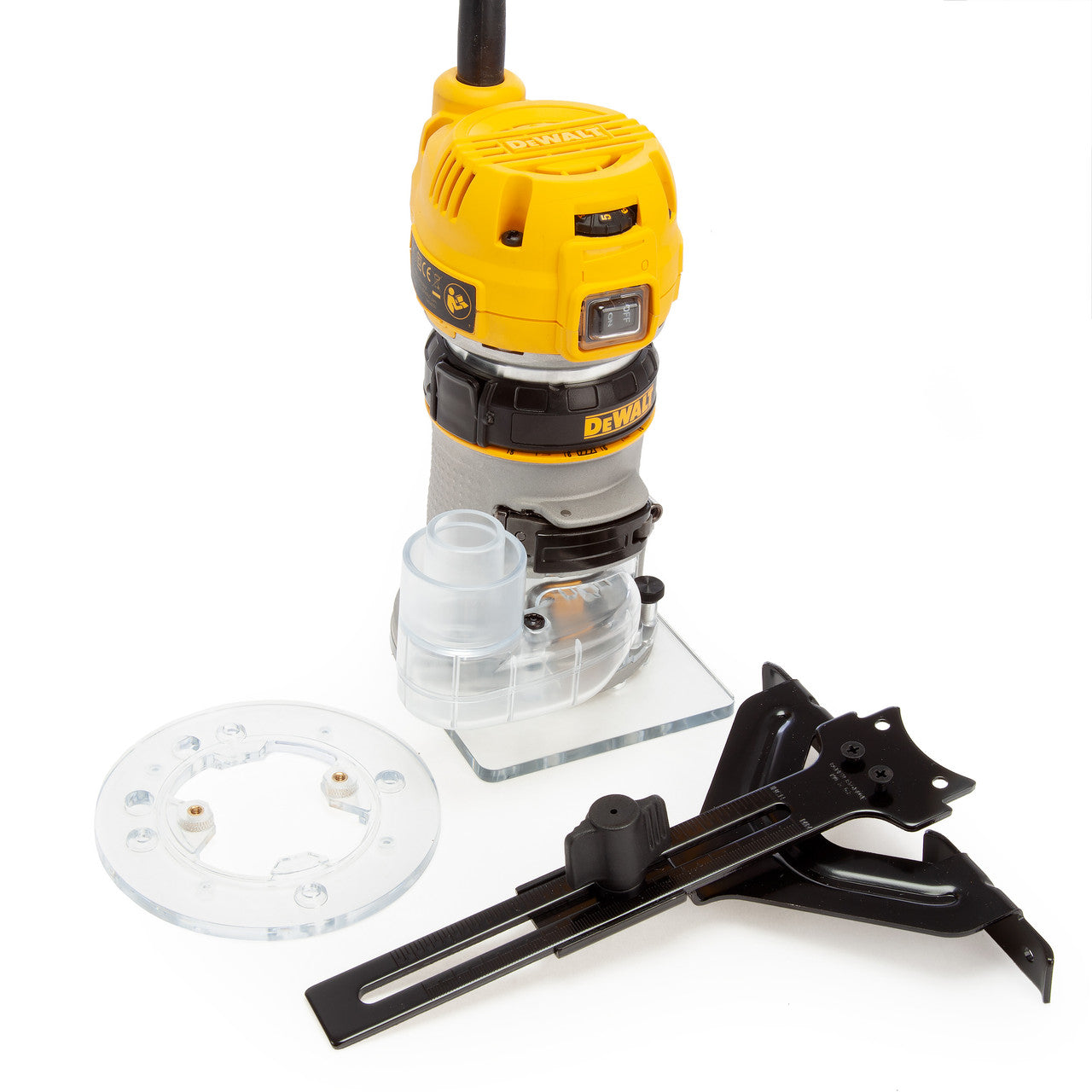 Dewalt D26200 1/4 inch Compact Fixed Base Router (240V) – ToolShop Ltd