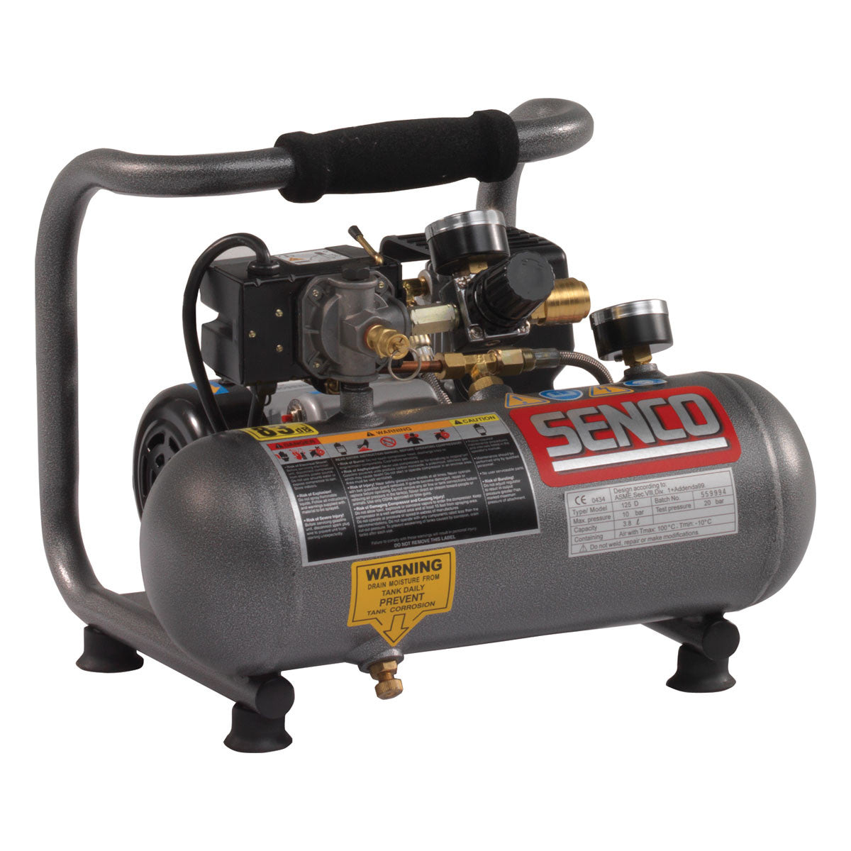 Senco PC1010UK2 3.8L Mini Compressor 240V – ToolShop Ltd