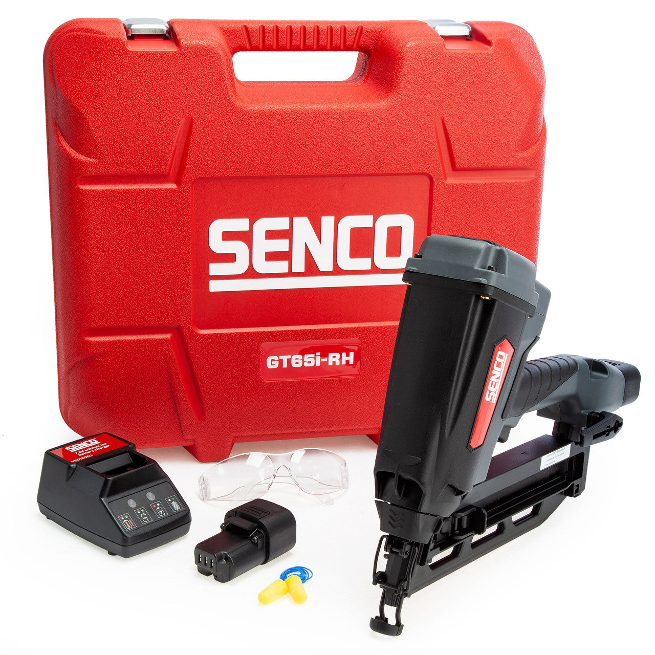 Senco GT65I-RH 9VS7001N Cordless Gas Angled Finish Nailer 16Ga (2 x 2 ...