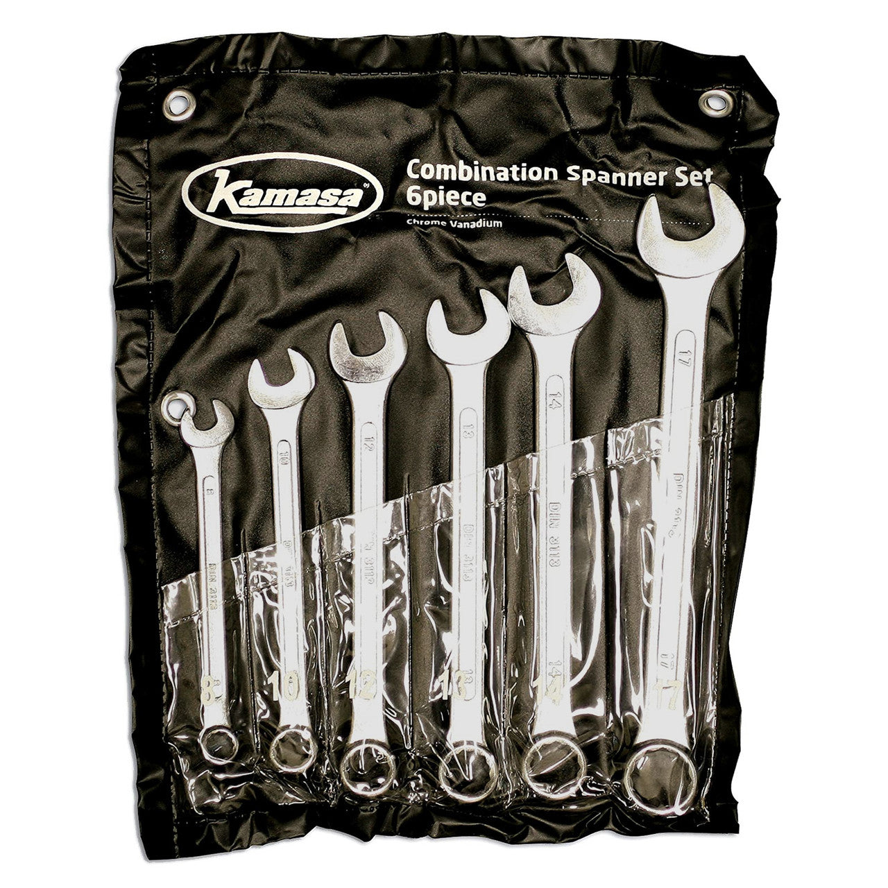 Kamasa 55984 Metric Combination Spanner Set in Wallet (6 Piece ...