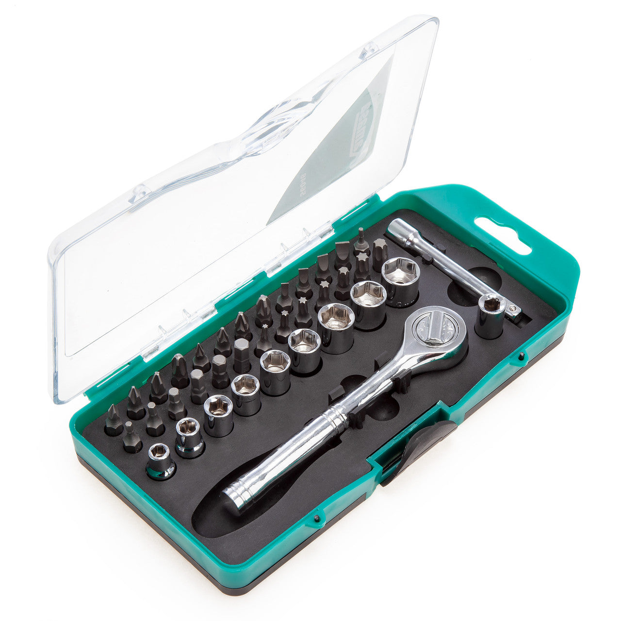 Kamasa 56048 Socket and Bit Set with 1/4" Drive in Case (38 Piece ...