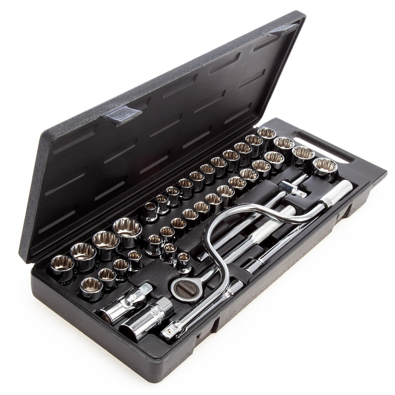 Kamasa SS4849 Metric/Imperial/Whitworth Socket Set 1/2" Drive (42 Piec ...